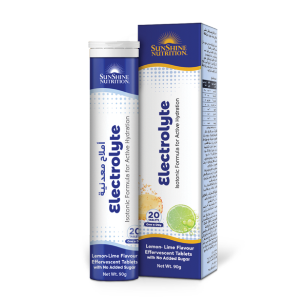 ELECTROLYTE EFFERV ORANGE TABS 20s - Sunshine Nutrition
